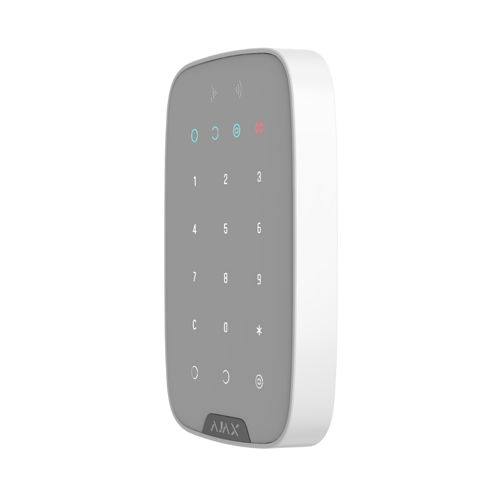 KeyPad, Two-way wireless keypad White. — Video Alarm Technologies